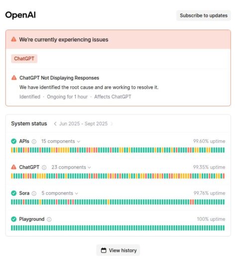ChatGPT Outage Hits Millions as OpenAI Scrambles to Fix Issue